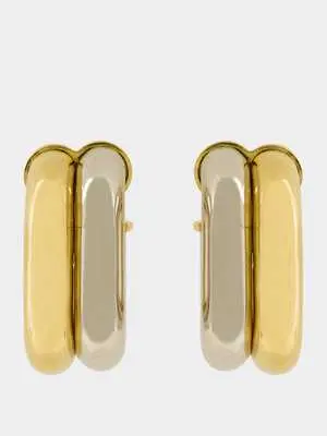 Rabanne Xl Link Earrings - Gold
