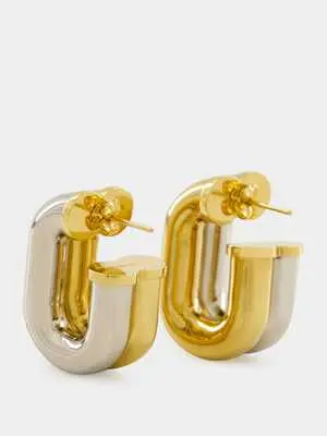 Rabanne Link Earrings - Gold