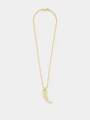 AURÉLIE BIDERMANN Caftan Moon Necklace - Gold