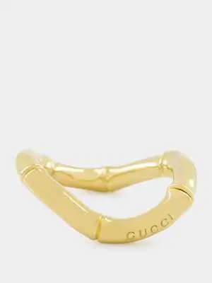 Gucci Bamboo Cuff Bracelet - Gold