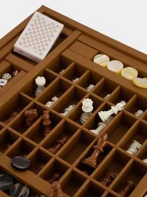 Hector Saxe Paris Leather Multi-game Box