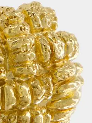 PAOLA SIGHINOLFI Ares 18k-plated Textured Stud Earrings