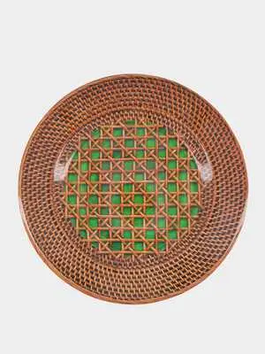 MARIO LUCA GIUSTI Patagonia Dinner Plate By - Orange