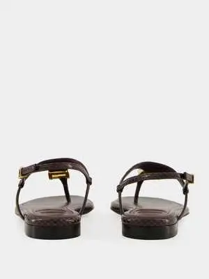 Fendi Ffold Ayers Flip-flops - Purple