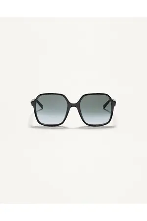 Valentino Garavani Rectangular Acetate Eyewear - Black