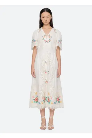 Sea Astrid S/s Midi Dress