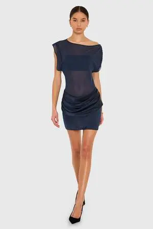 Amanda Uprichard Olandria Mini Dress - Ink