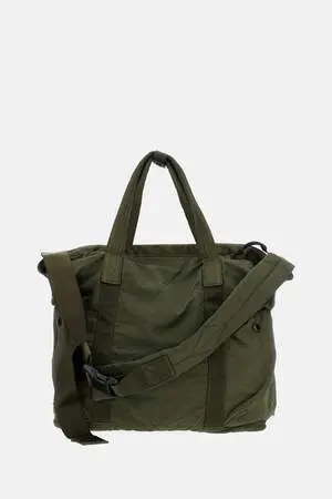 C.P. COMPANY Twill Tote Bag - Green