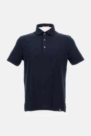 DRUMOHR Piqué Polo Shirt - Blue