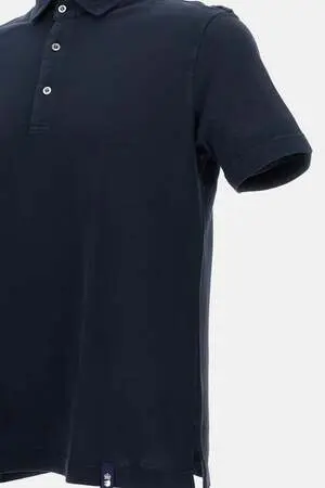 DRUMOHR Piqué Polo Shirt - Blue