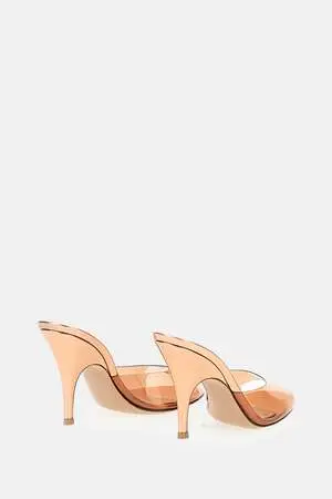 GIANVITO ROSSI Sofia Metallic Mules - Oro