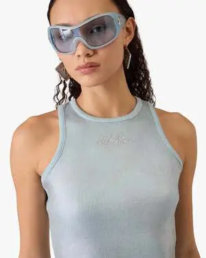 Casablanca Wraparound Shield Sunglasses
