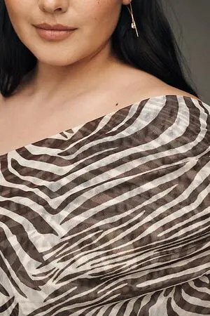 CURAAE Arabelle Plus One-shoulder Maxi Dress