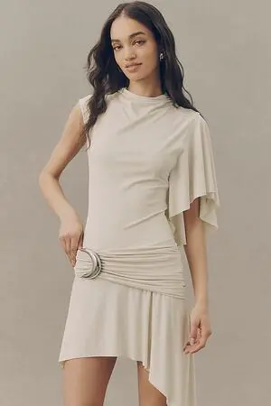DE LA VALI Titan Mini Dress - Ivory