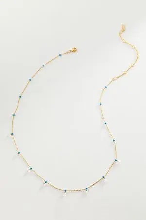 Women's Gold Plated Enamel Necklaces