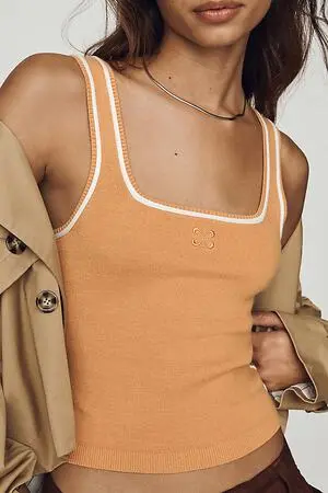 Anthropologie Herringbone Chain Necklace - Silver