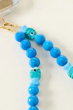 Anthropologie Icon Beaded Phone Chain