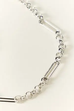 Anthropologie Chain Phone Charm - Silver