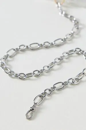 Anthropologie Chunky Phone Chain - Silver