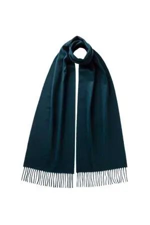 Johnstons Of Elgin Bottle Cashmere Scarf - Green