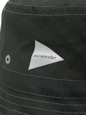 AND WANDER Drawstring Bucket Hat