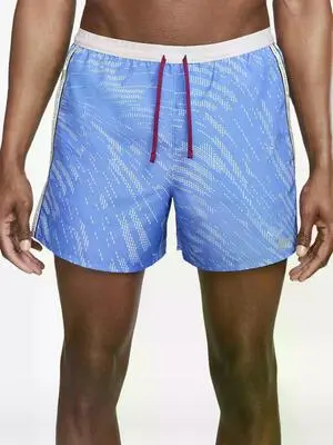 Nike Run Division Stride Printed Shorts - Blue