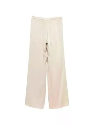 Antonelli Firenze Elasticated Palazzo Pants - Neutrals