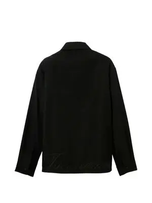 Jacquemus Mecano Chest-pocket Zip Shirt - Black