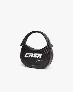 Casablanca Leather Biker Bag