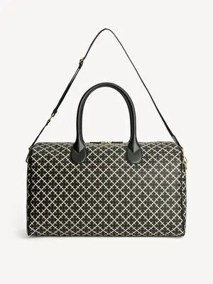 BY MALENE BIRGER Lullu Large Printed Weekend Bag - Black