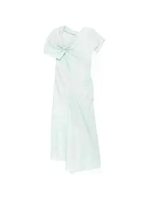 Victoria Beckham Asymmetric Twist Midi Dress