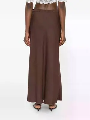Antonelli Firenze Ilda A-line Midi Skirt - Brown
