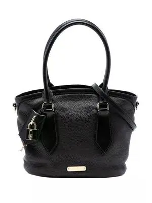 Burberry Grainy Calfskin Satchel