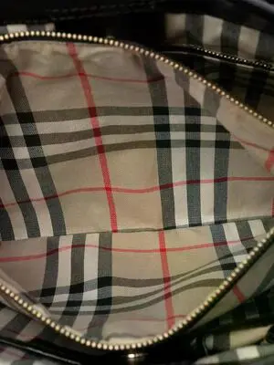 Burberry Grainy Calfskin Satchel