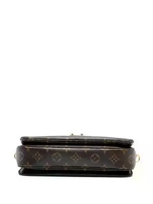 LOUIS VUITTON 2018 Monogram Pochette Metis Satchel - Brown
