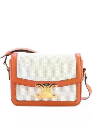 Celine Triomphe Teen Shoulder Bag - Brown
