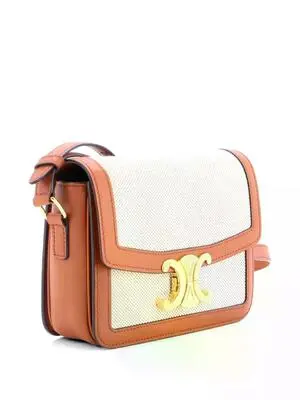 Celine Triomphe Teen Shoulder Bag - Brown