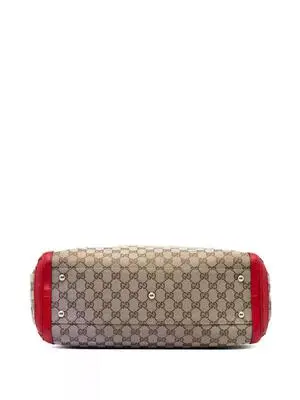 Gucci Medium Gg Canvas Bella Tote Bag - Red