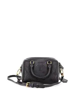 LOUIS VUITTON Speedy Bandouliere Nm 20 Satchel Monogram Empreinte Leather - Black