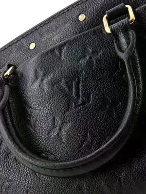 LOUIS VUITTON Speedy Bandouliere Nm 20 Satchel Monogram Empreinte Leather - Black