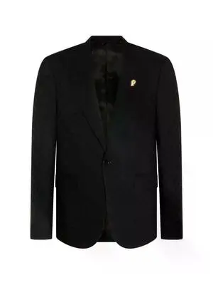 Gucci Single-breasted Gg Wool Blazer