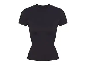 Nike X Skims Matte Padded Baby Tee - Obsidian