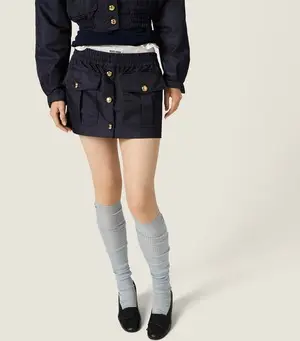 Miu Miu Technical Mini Skirt