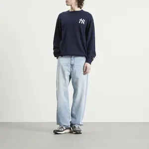 New Era Mlb New York Yankees Crewneck Jumper - Navy