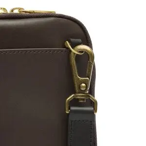 MASTER-PIECE CO Gloss Leather Shoulder Bag - Brown