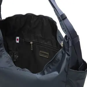 MASTER-PIECE CO Ark Solid Large Shoulder Bag - Navy