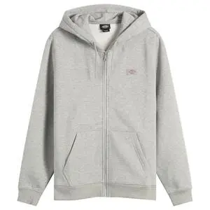Dickies Oakport Zip Hoodie - Heather Grey