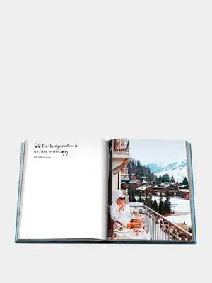 Assouline Gstaad Glam Book - Blue