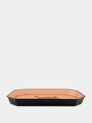 LES-OTTOMANS Handpainted Turtle Tray - Pink