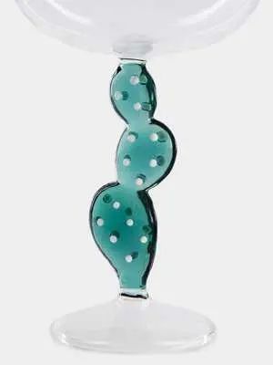 ICHENDORF MILANO Cactus Champagne Glass - Blue